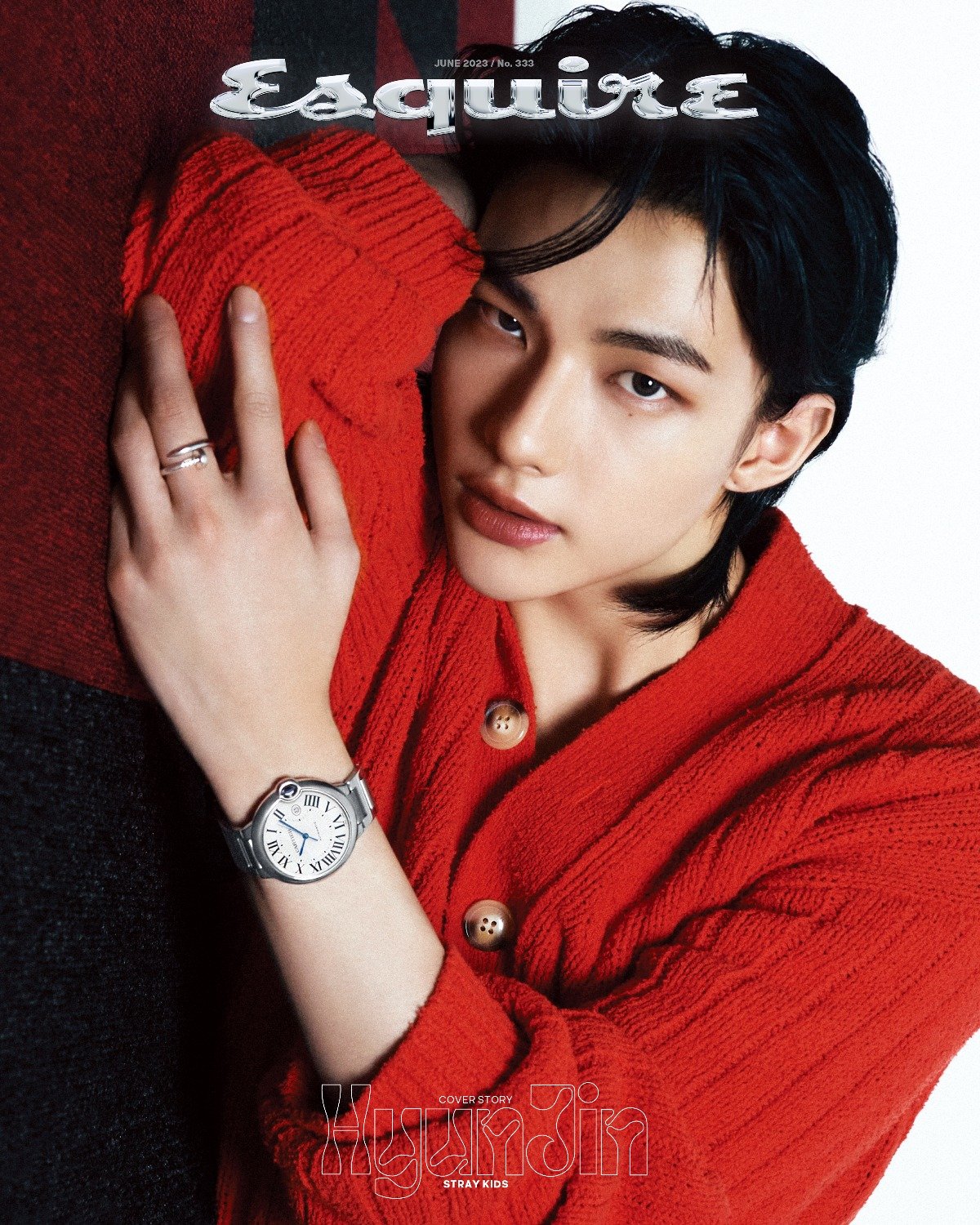 더쿠 - 에스콰이어 6월호 커버 스트레이키즈 현진