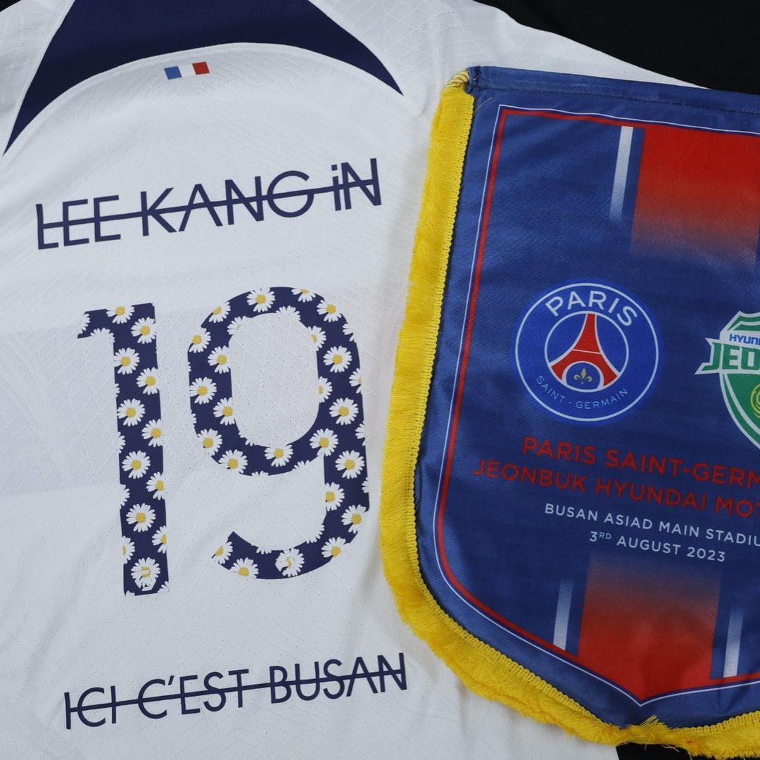 더쿠 - 지디(GD) 가 디자인한 유니폼 입고 경기뛴 PSG 선수들